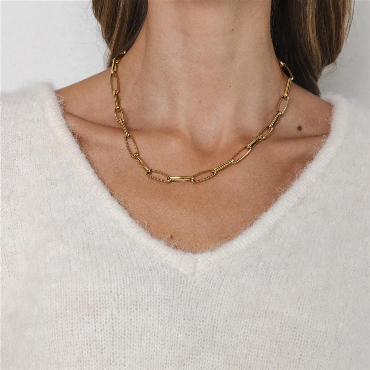 Milan chain gold necklace – Souvenirs de Pomme